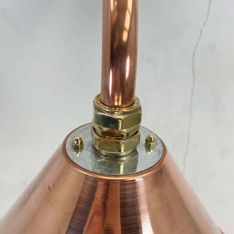 Copper Industrial Wall Light | Bespoke LED Lighting – Loomlight